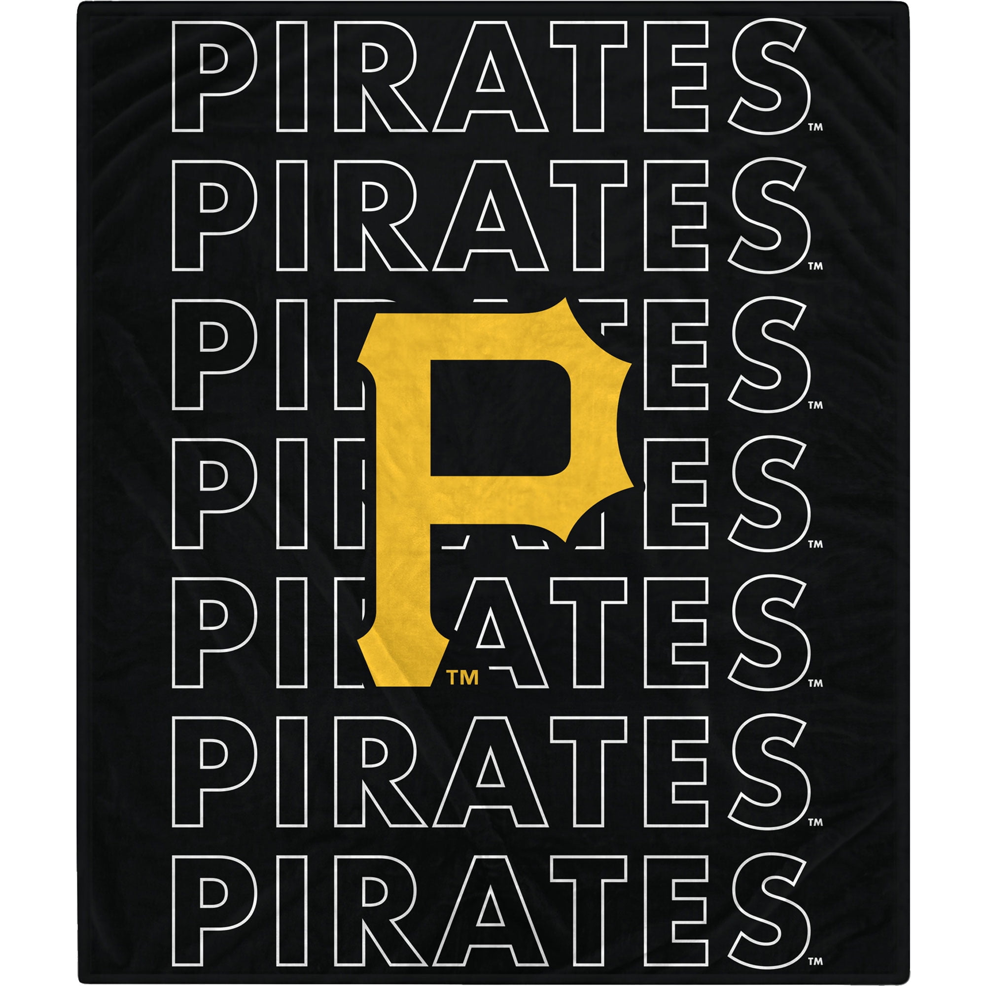 Pittsburgh Pirates 60" x 70" Echo Wordmark Lightweight Blanket ...