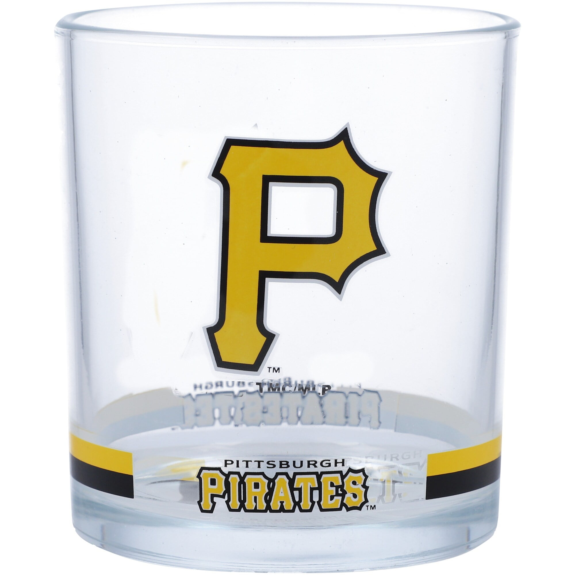 Pittsburgh Pirates Banded Rocks Glass - Walmart.com