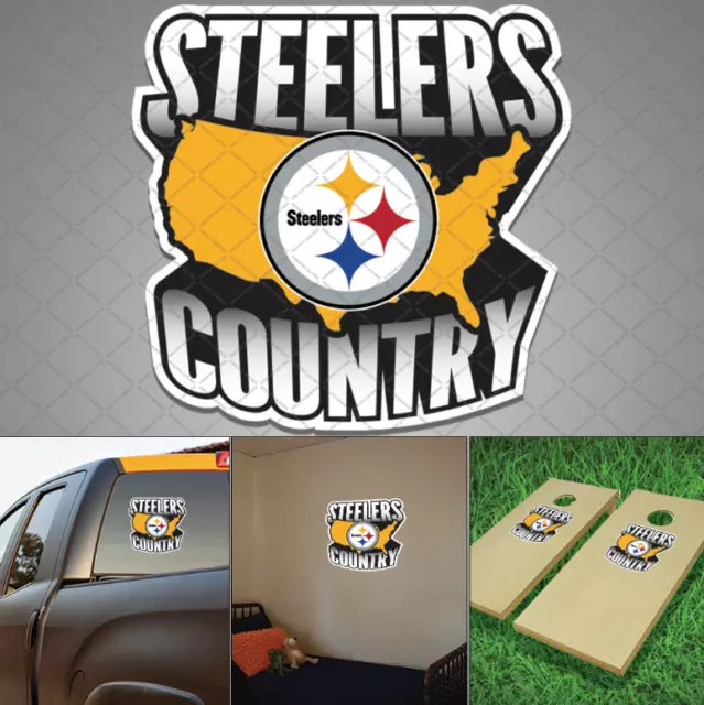 Pittsburgh Pittsburgh Football Team Country Sticker Decal Vinyl ...