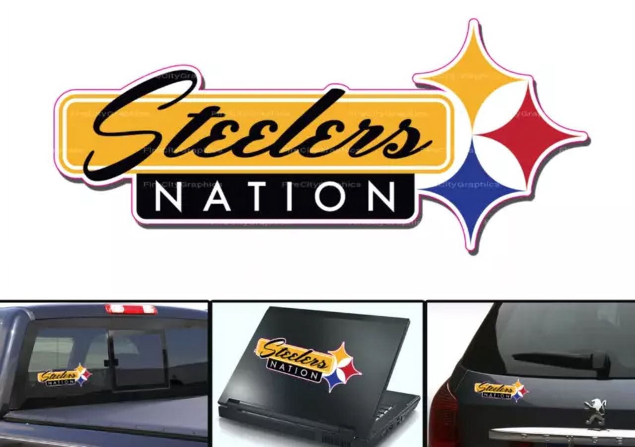 Pittsburgh Pittsburgh Football Team Nation Sticker Decal Car Truck ...