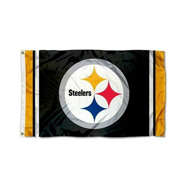 Pittsburgh Pro NFL Steelers Football Team 3x5 Tailgate Man Cave Banner ...