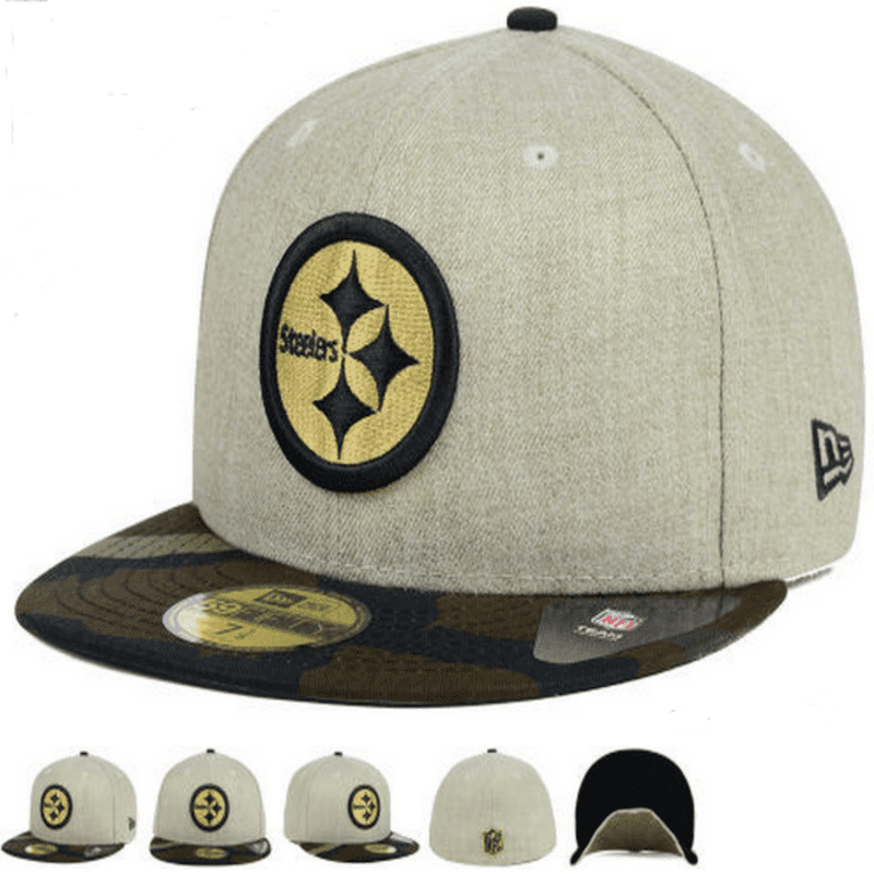 Pittsburgh S_teelers Basic Embroidery 59FIFTY Fitted Hat-5950 Hat Men's ...