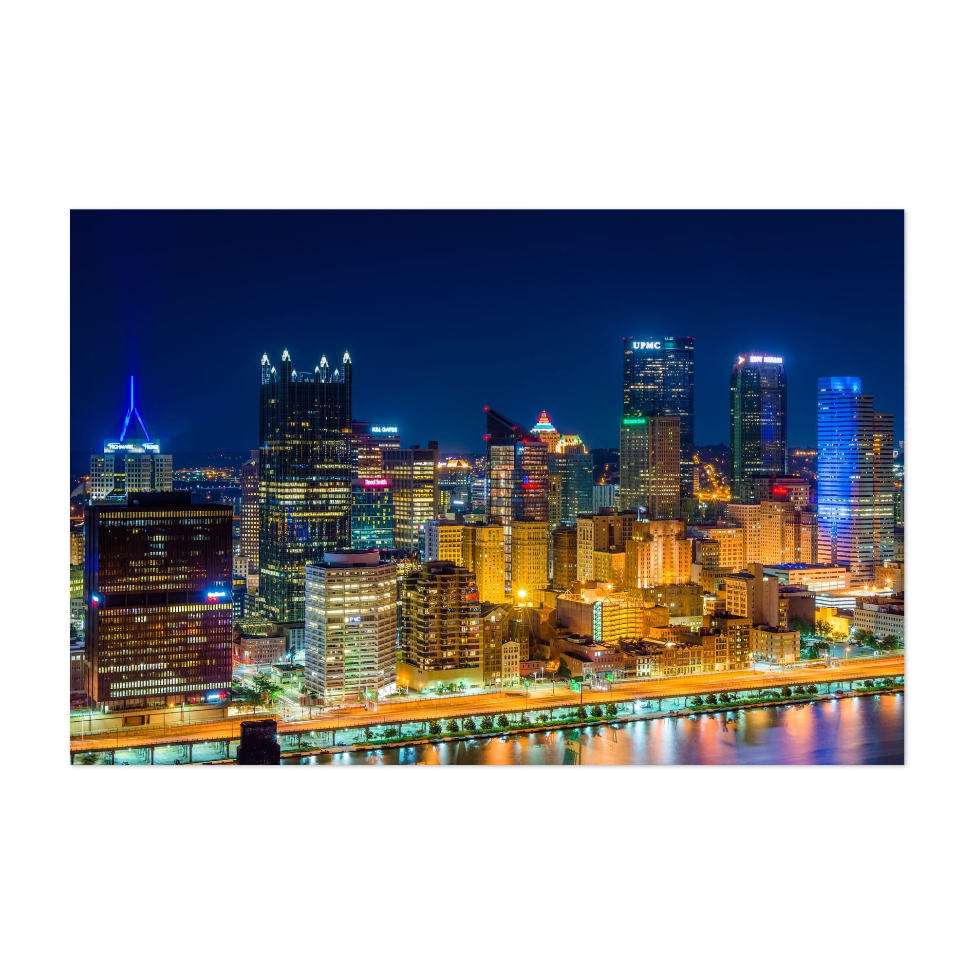 The Pittsburgh Skyline from Mount Washington - Pittsburgh Pennsylvania ...