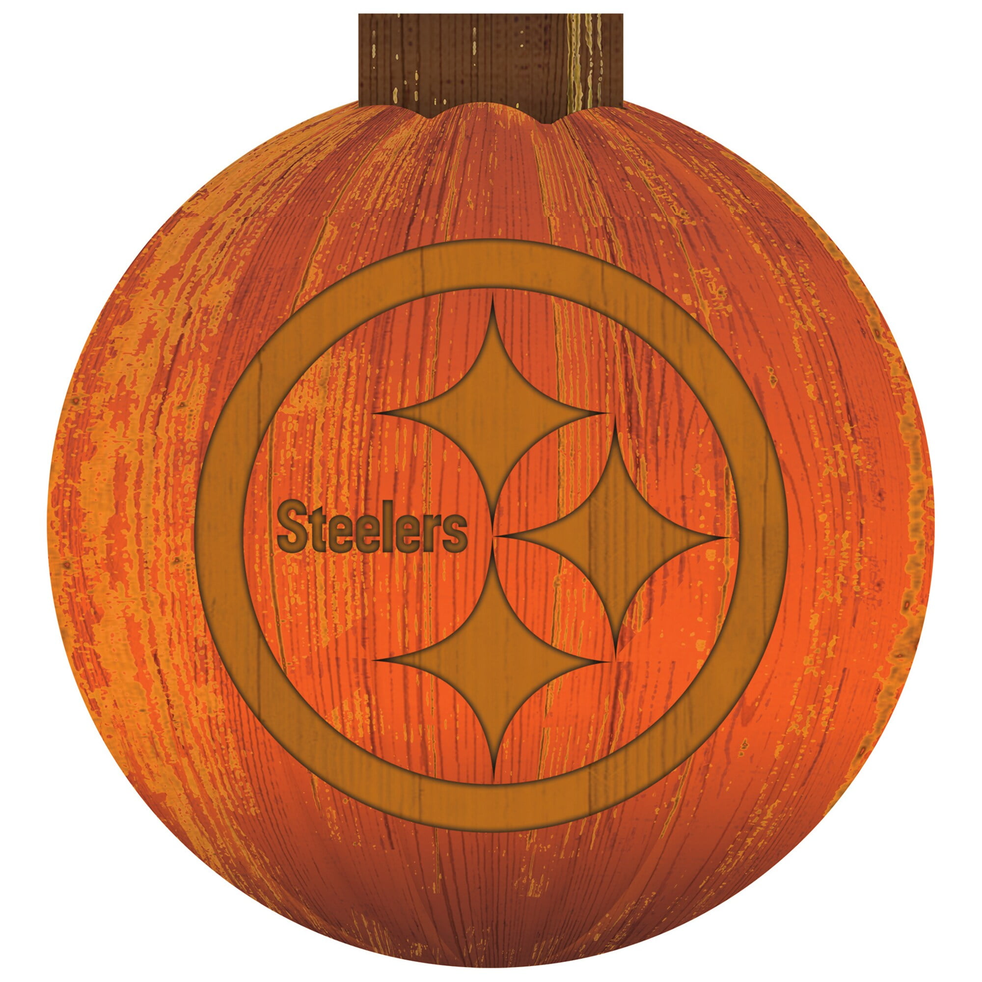 Pittsburgh Steelers 12'' Pumpkin Sign - Walmart.com