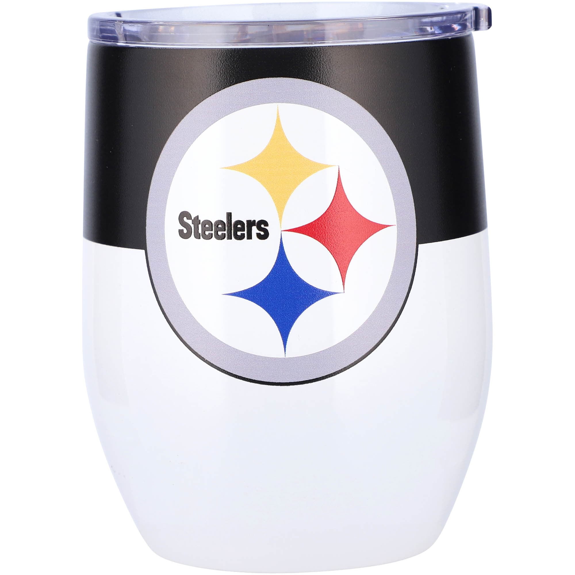 Pittsburgh Steelers 16oz. Colorblock Stainless Steel Curved Tumbler ...