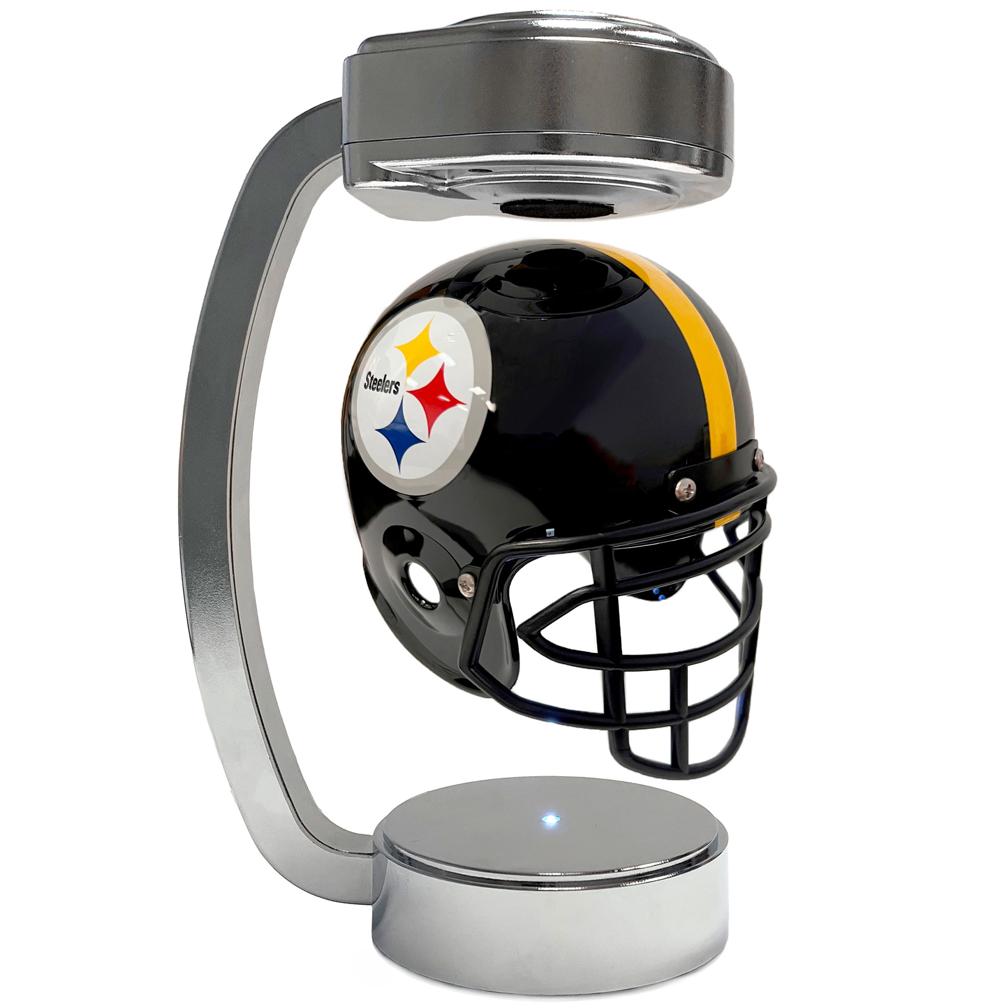 Pittsburgh Steelers Chrome Base Mini Hover Helmet - Walmart.com