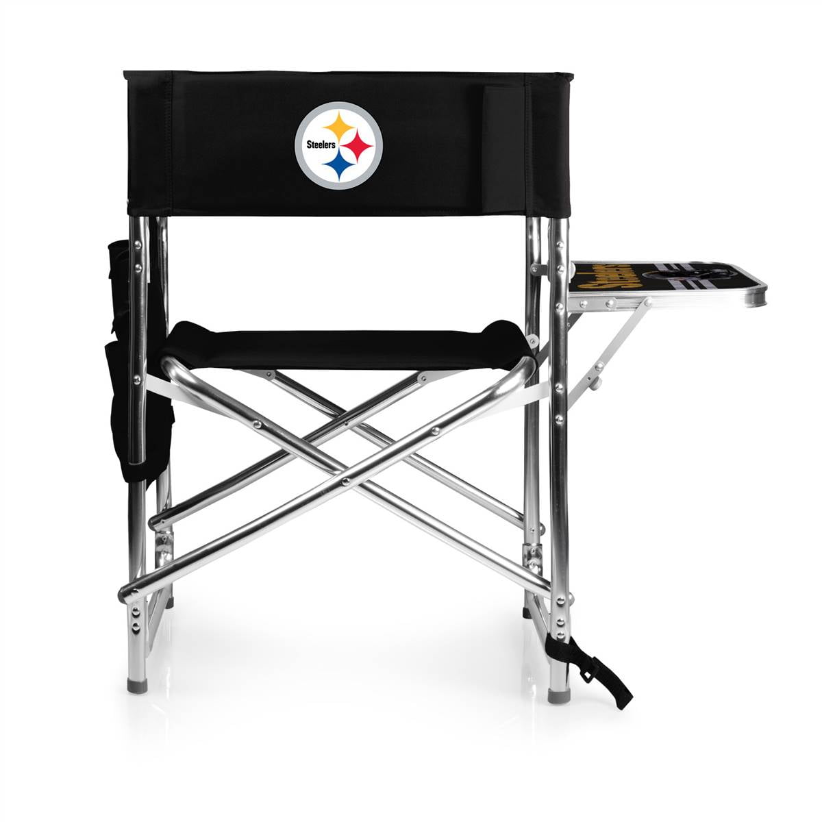 Pittsburgh Steelers Folding Sports Chair with Table - Walmart.com