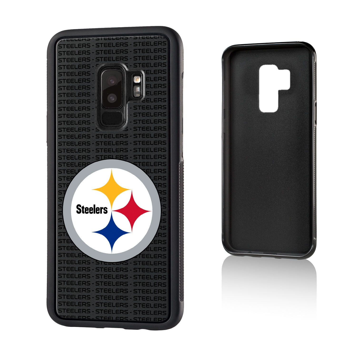 Pittsburgh Steelers Galaxy Text Backdrop Design Bump Case - Walmart.com