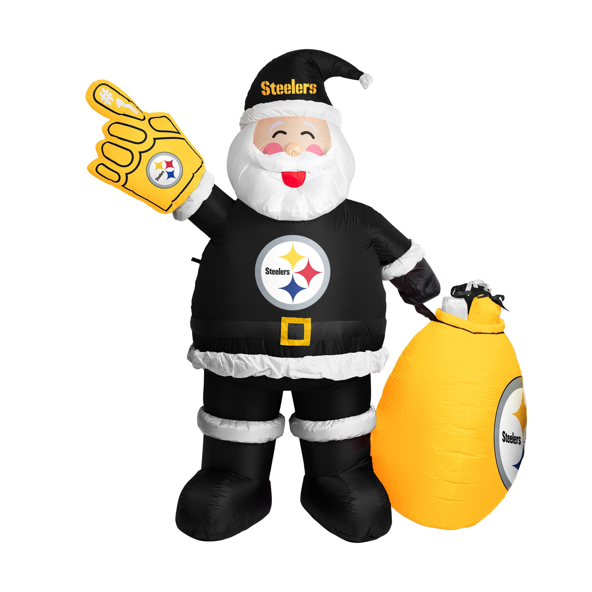 Pittsburgh Steelers Inflatable Santa - Walmart.com