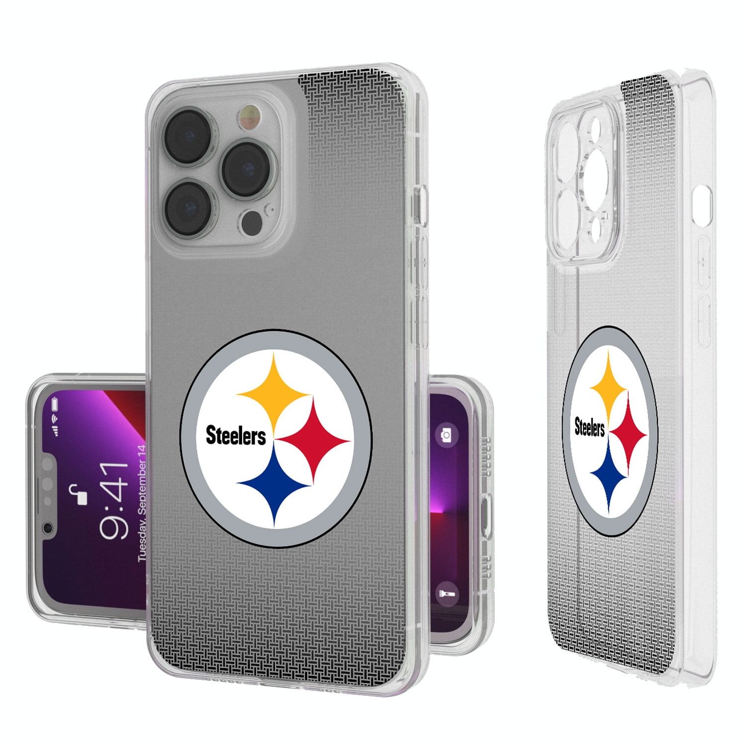 Pittsburgh Steelers Linen Logo iPhone Clear Case - Walmart.com