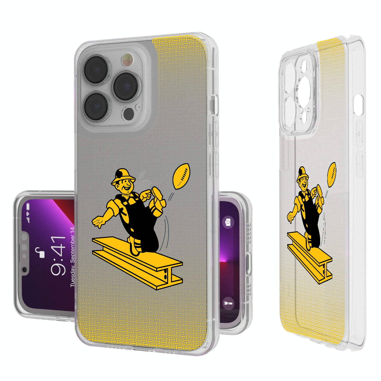 Pittsburgh Steelers Linen Logo iPhone Clear Case - Walmart.com