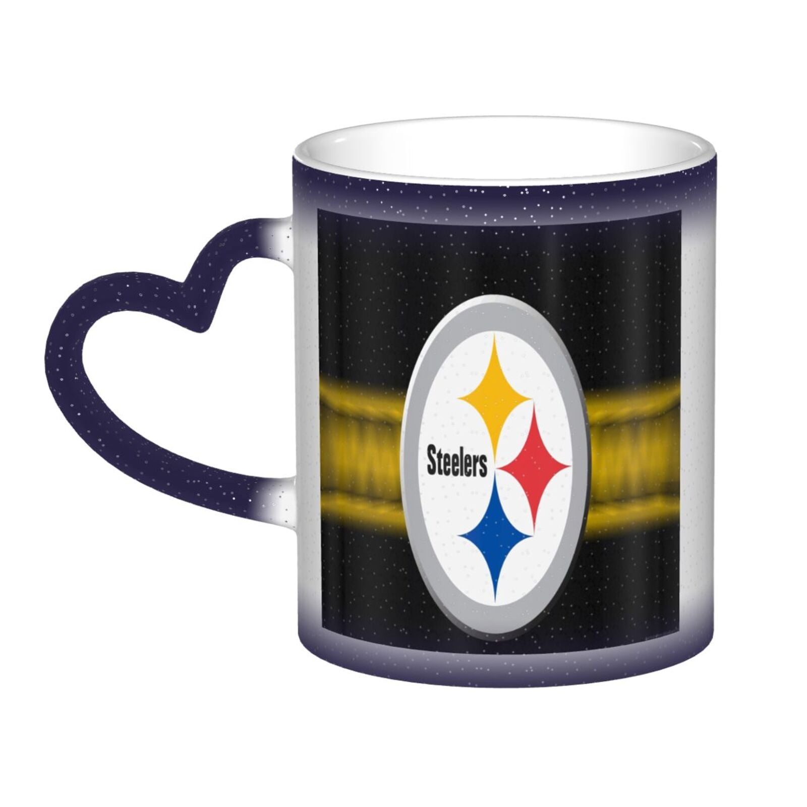Pittsburgh_Steelers Mug With Handle Coffee Tea Cup Color Changing Mug ...