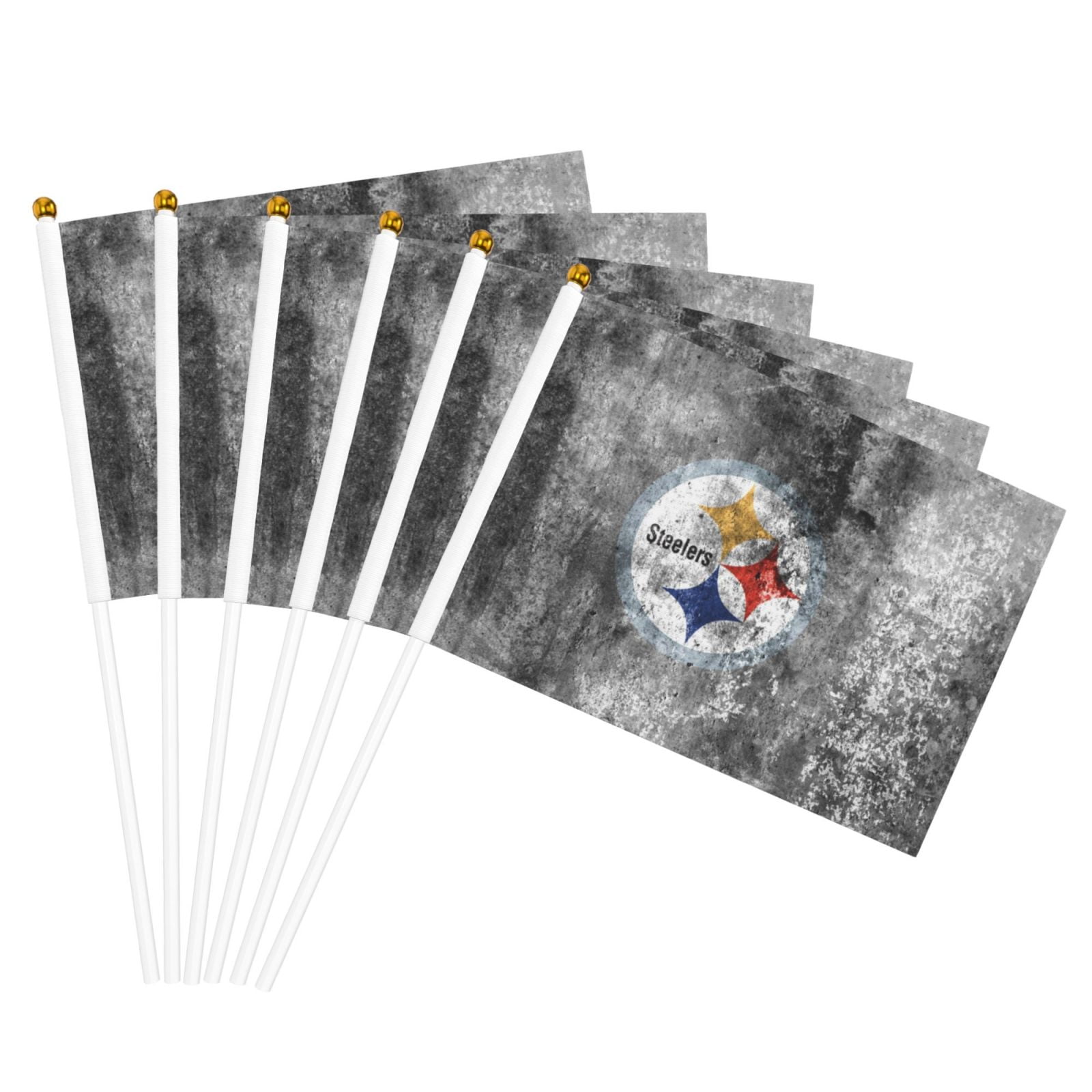 Pittsburgh Team Double Sided Hand Waving Flag(Pack of 6), Spectator ...