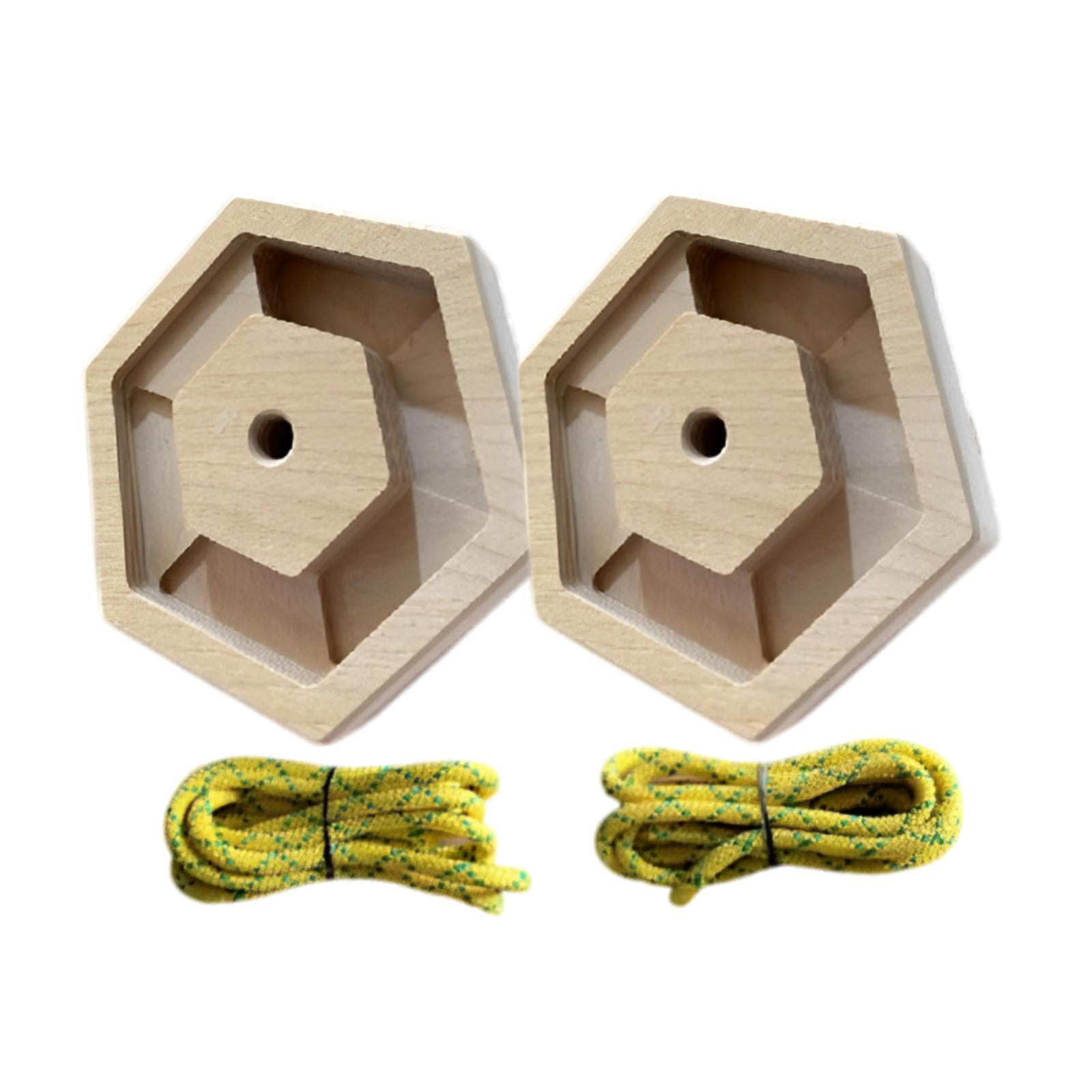 Pitycbo 2Pcs Climbing Bouldering Training Board Strengthener Upper Body ...