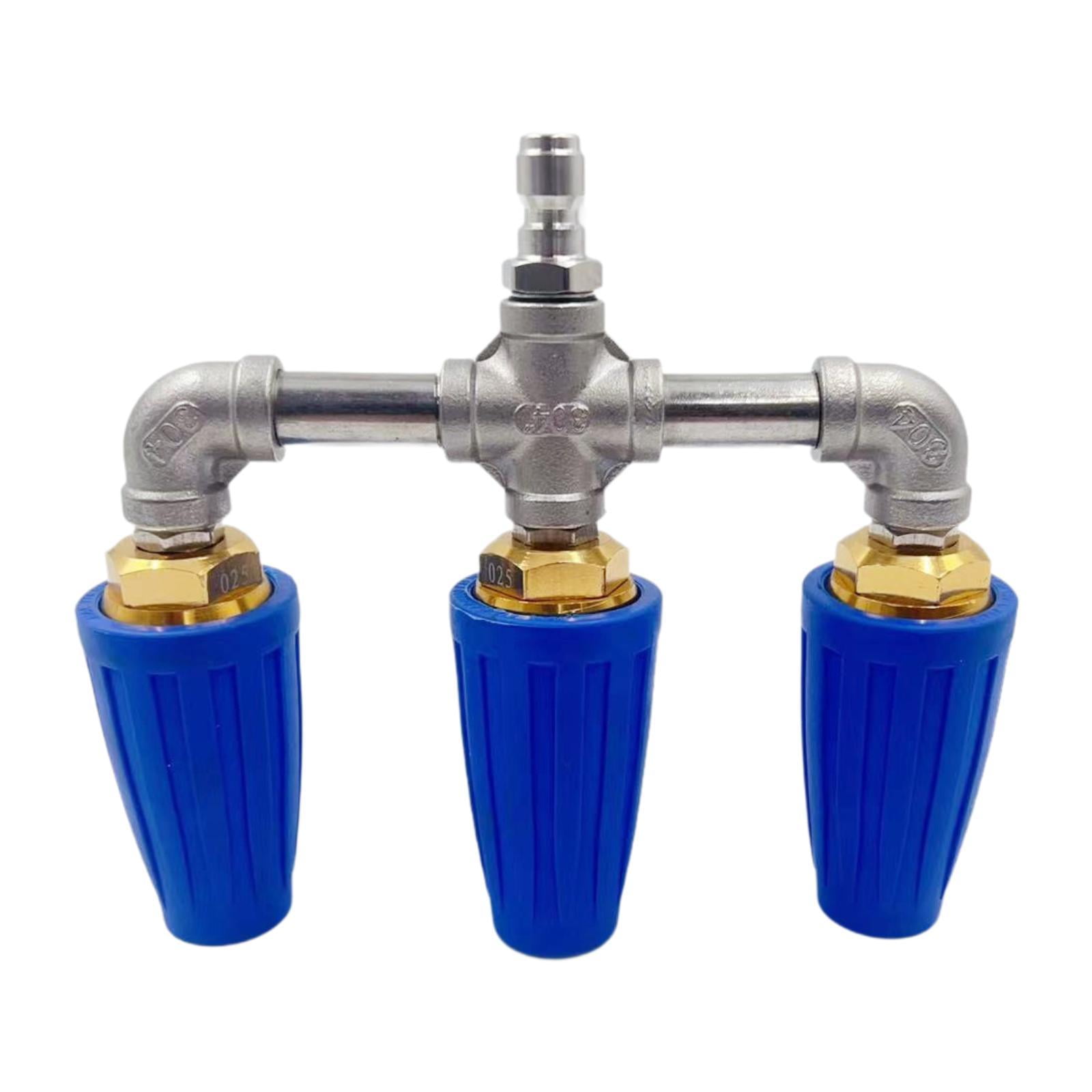 Pitycbo 360 Rotating Nozzle 3 in 1 Nozzle Triple Nozzle Pressure Washer ...