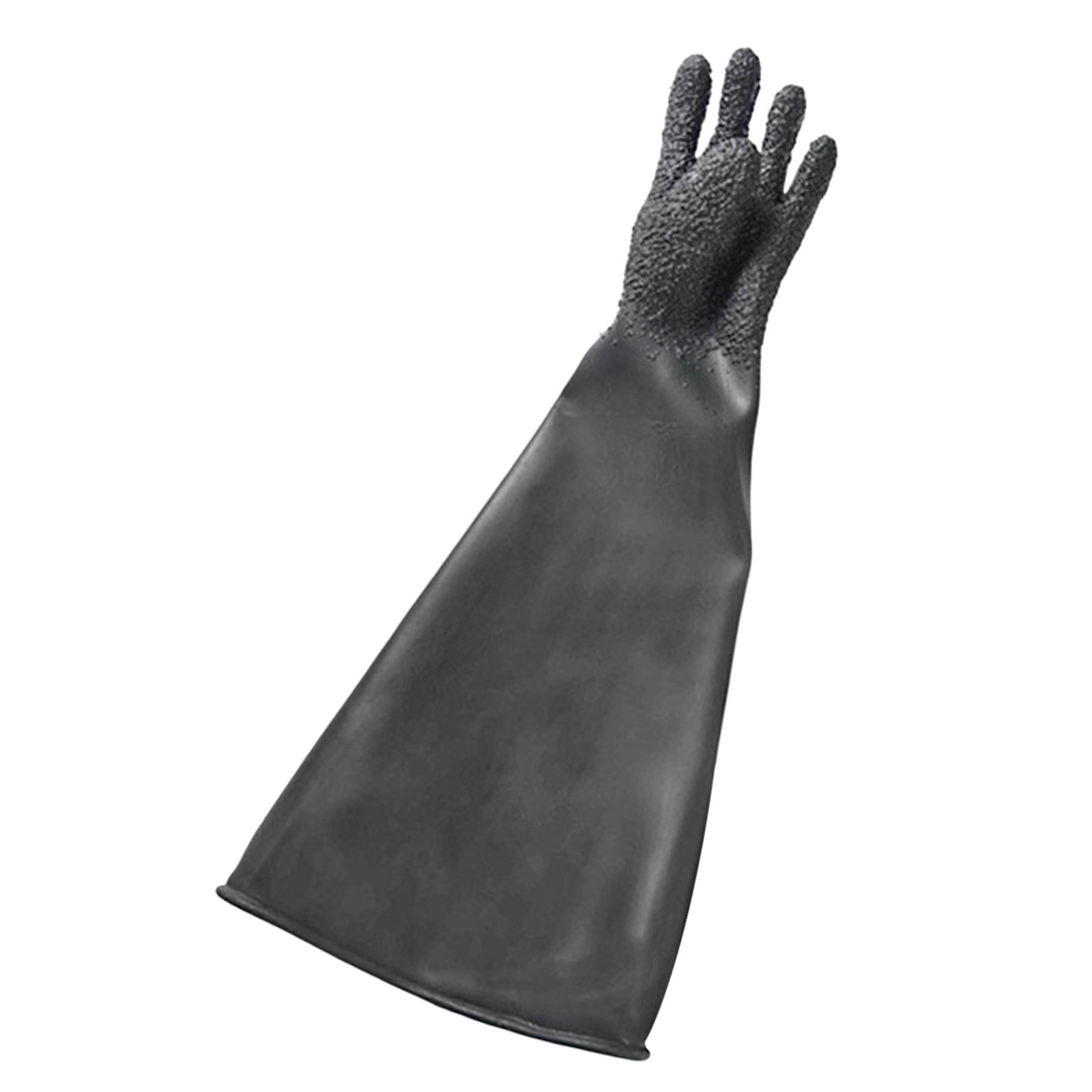 Pitycbo 65cm Sandblasting Gloves Chemical Resistant Work Gloves for ...