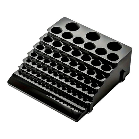 Pitycbo 85 Holes Hex Bit Holder Dispenser Saving Space Shank Router Bit ...
