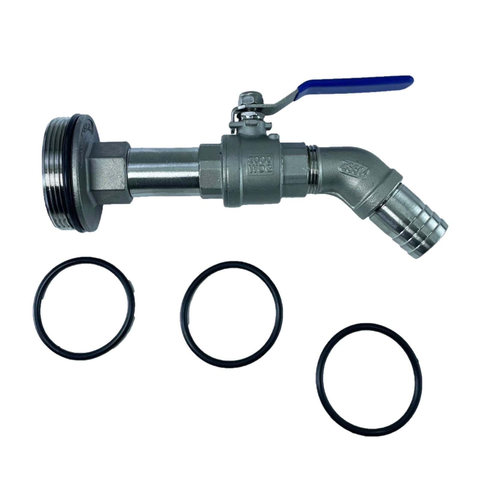 Pitycbo Ball Valve Dn50 Drum Faucet Barrel Spigot 2inch Thread for ...