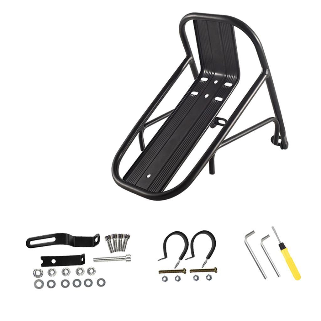 Pitycbo Bicycle Front Rack, Aluminum Alloy Bicycle Front Rack, Pannier ...