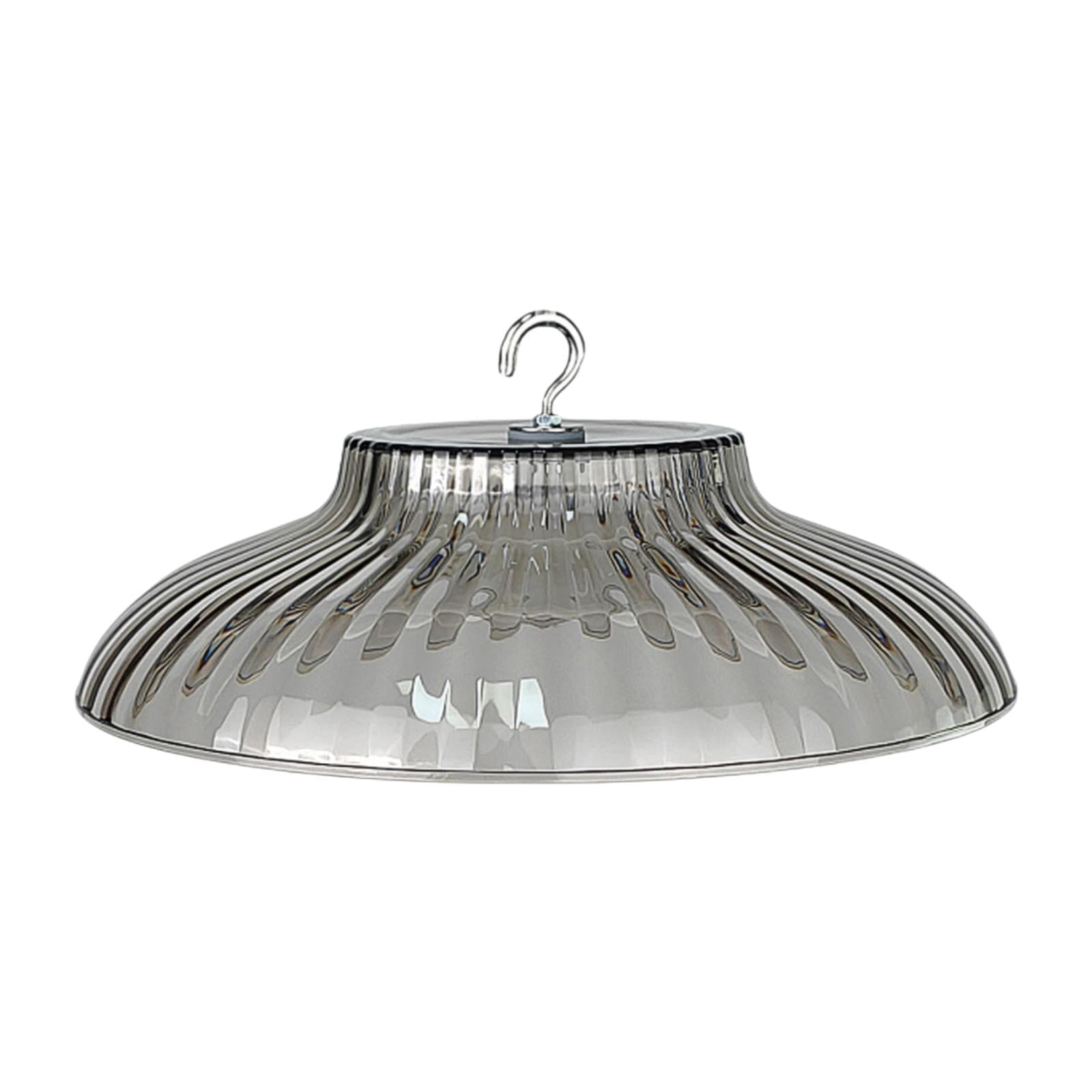 Pitycbo Bird Feeder Cover Clear Rain Dome for House Yard Patio Gray ...