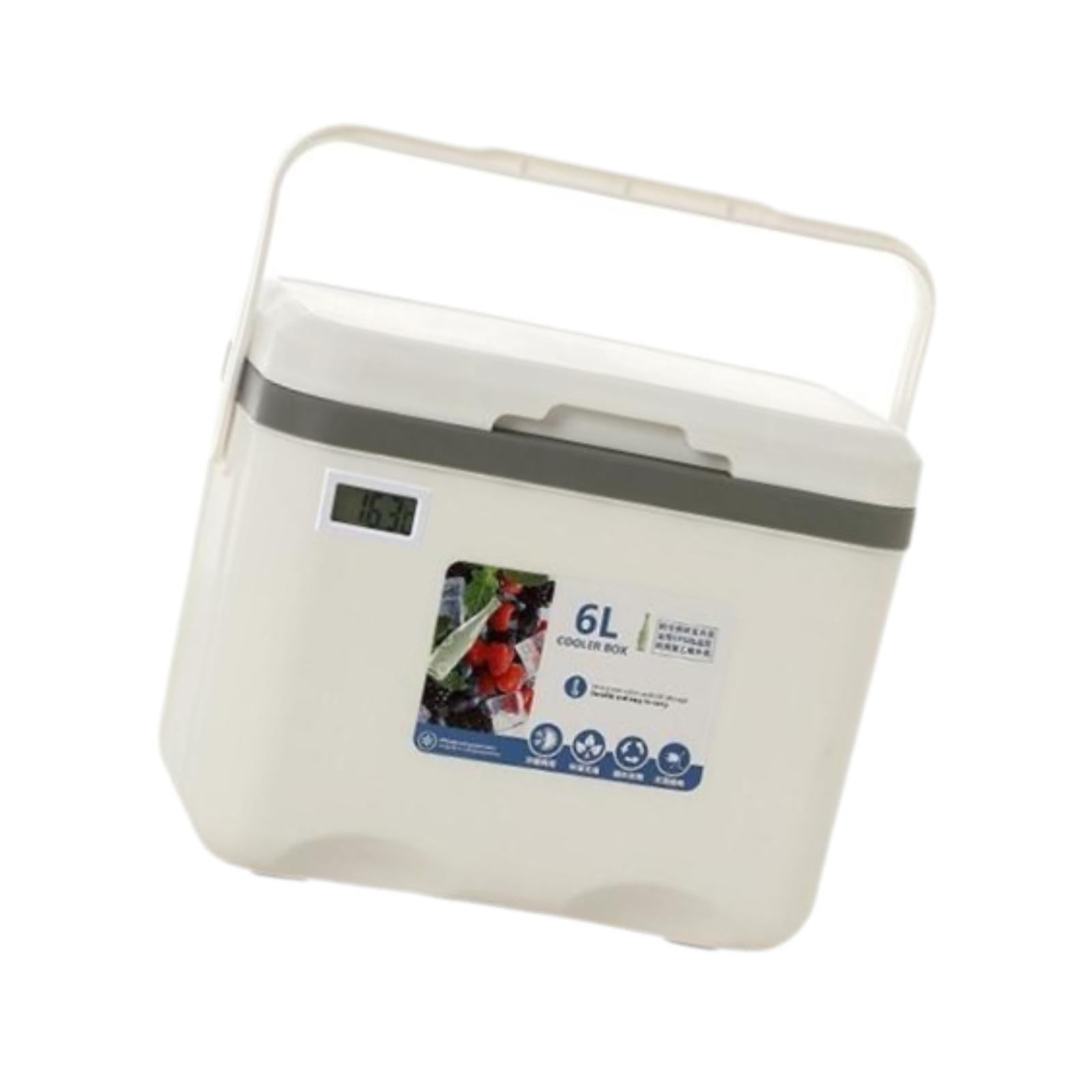 Pitycbo Box Ice Box Insulated Box Insulated Portable for Drink white ...