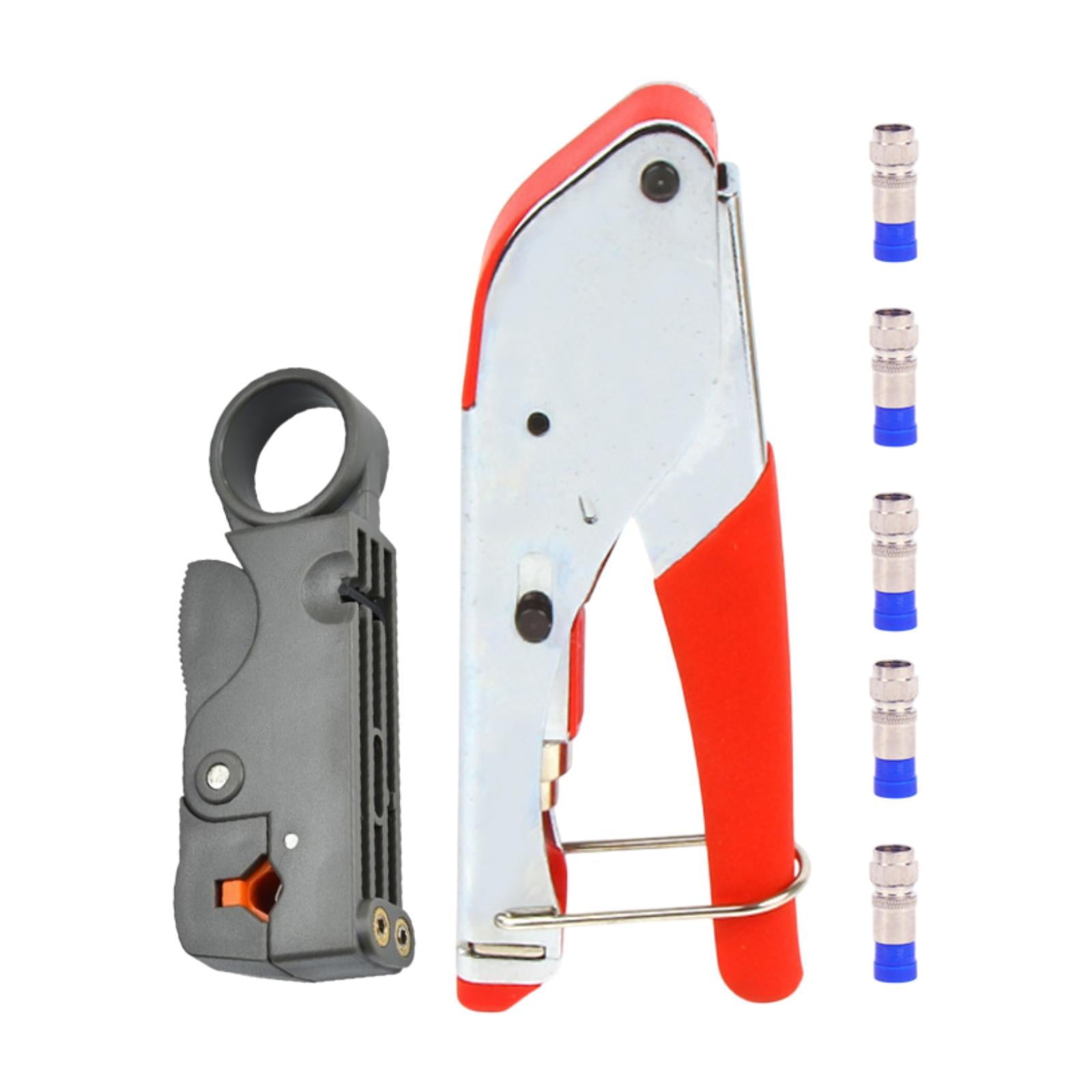 Pitycbo Coaxial Cable Crimper, Cable Crimper, Professional Coaxial ...