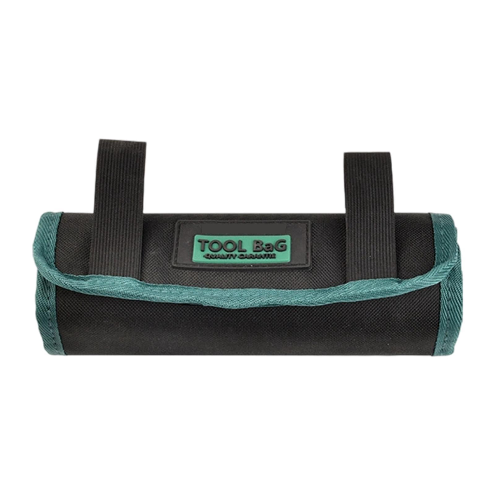 Pitycbo Drill Bit Organizer Bag Roll up Pouch Small Tool Case for ...