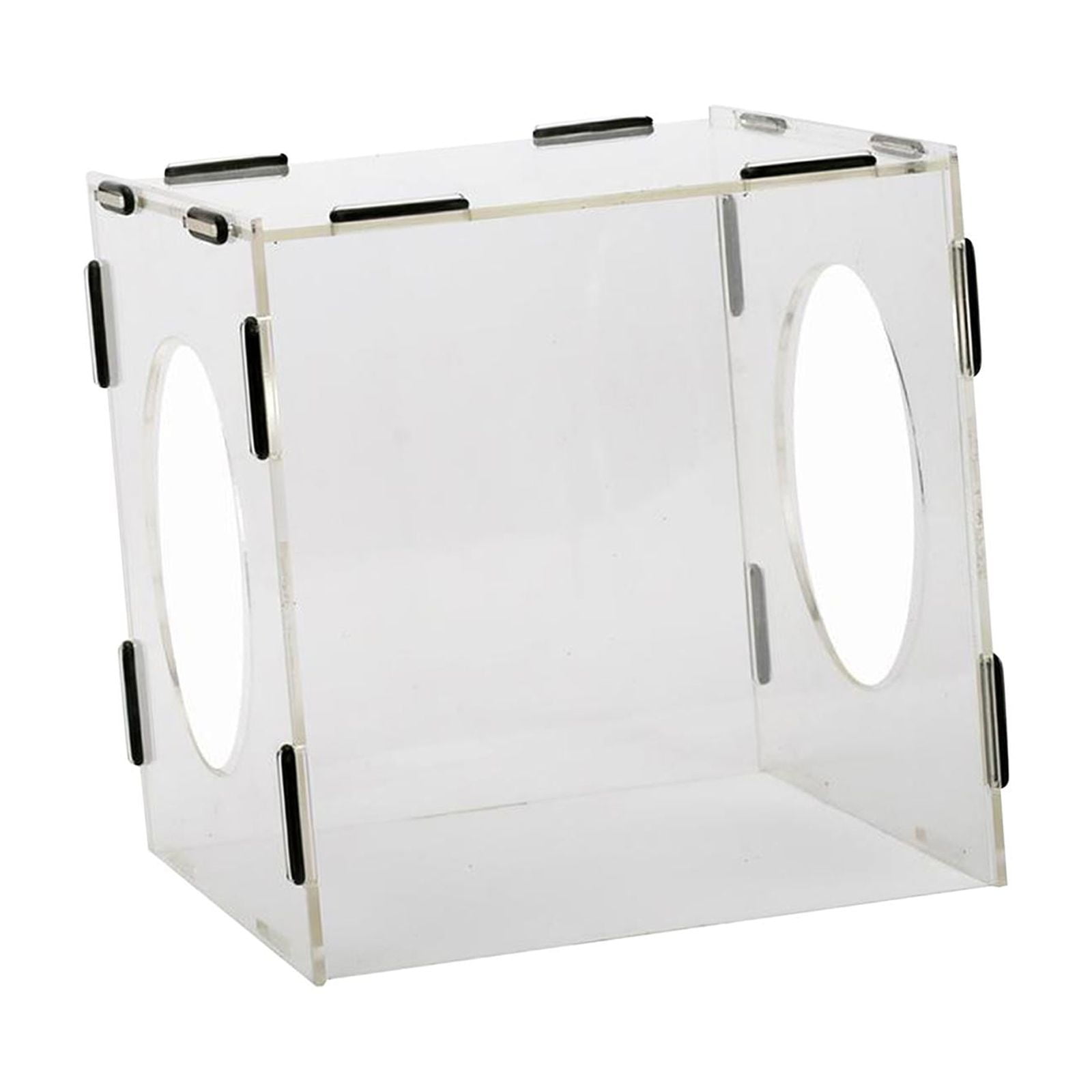 Pitycbo Enclosed Grinding Dust Box/ Acrylic Transparent with 2 Holes ...