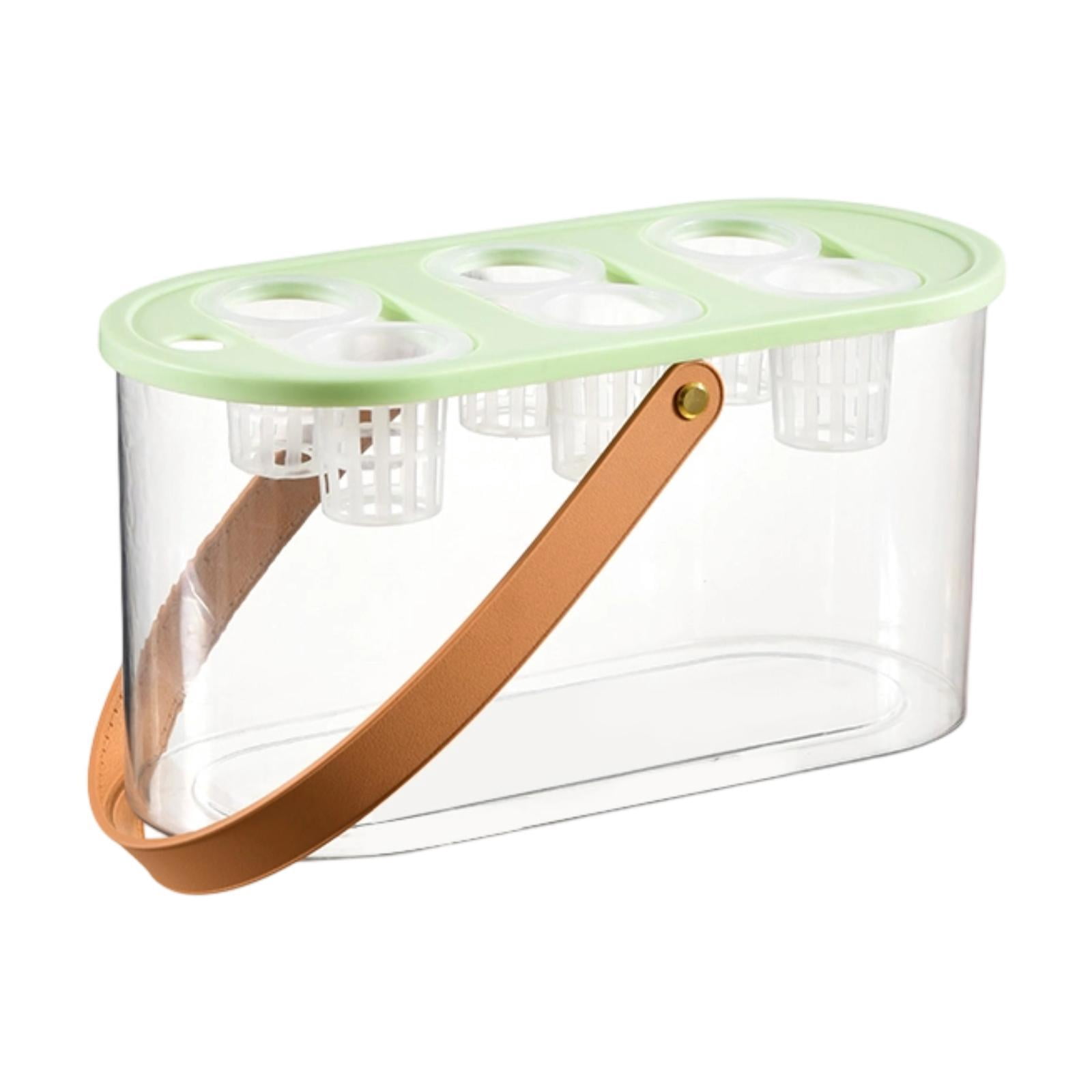 Pitycbo Hydroponic Grower Box Hydroponics Tool 6 Holes Transparent ...