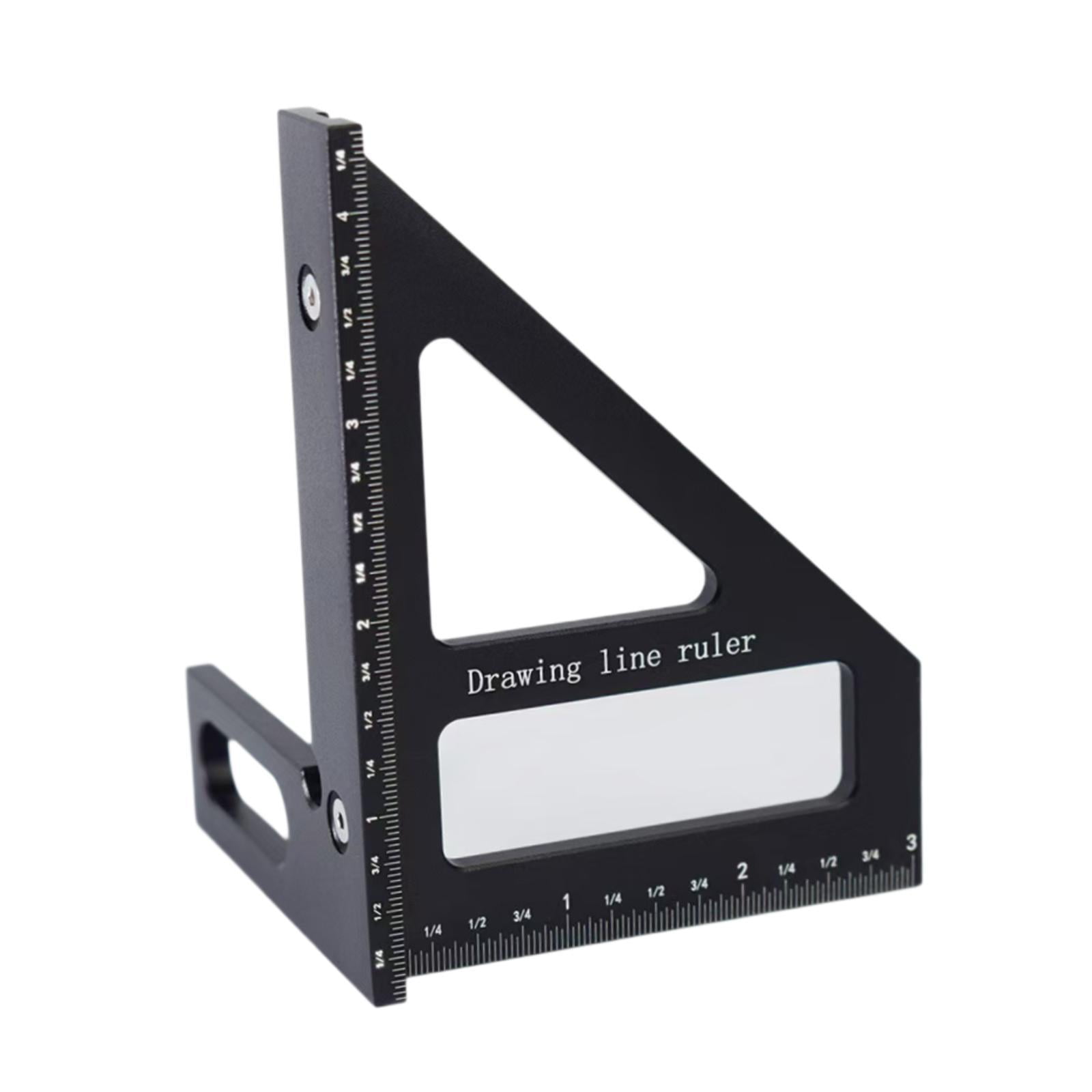 Pitycbo Multi Angle Measuring Ruler 45/90 Degree Ruler for Carpenter ...