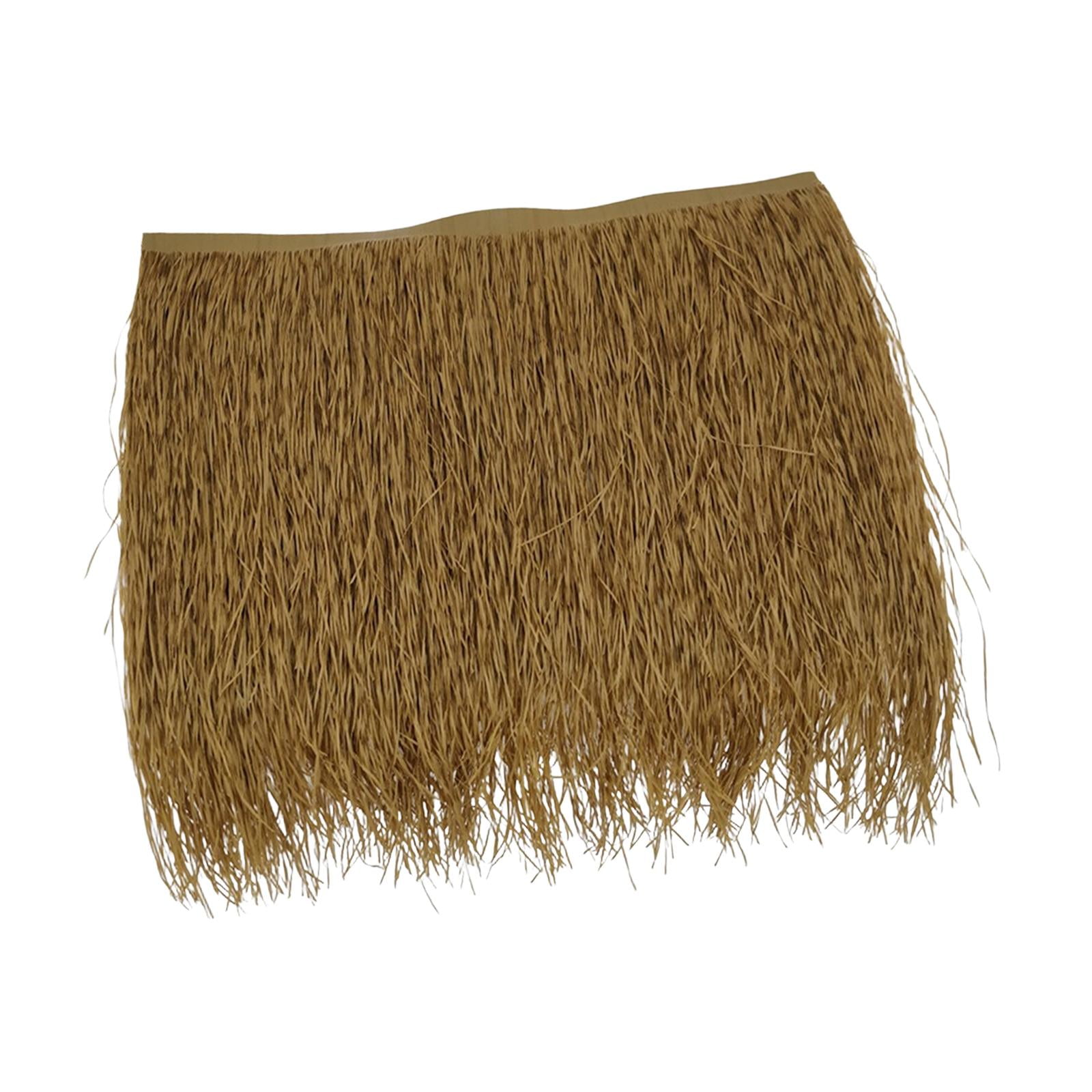 Pitycbo Palm Thatch Roll Artificial s Hut Thatch for Home Patio ...