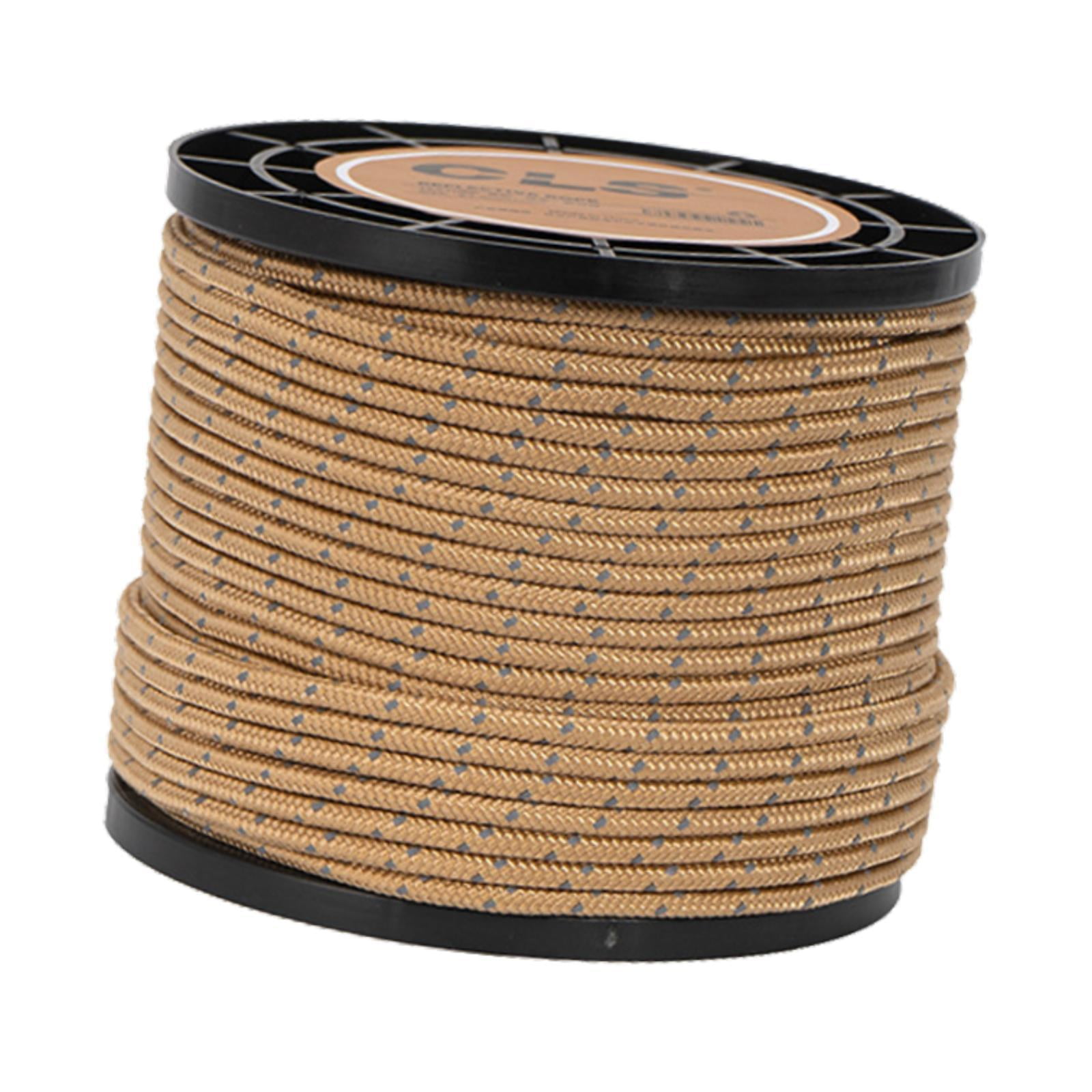 Pitycbo Reflective guyline Tent Cord 50M 4mm Clothesline Tent Awning ...