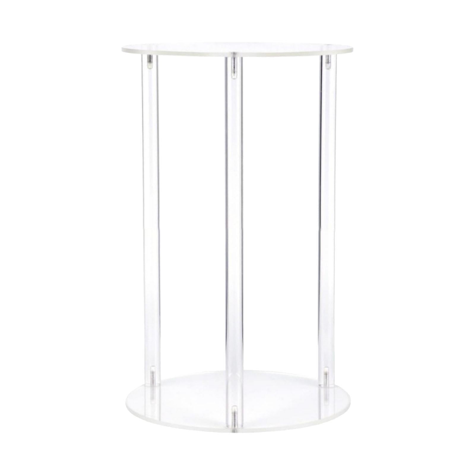 Pitycbo Round Acrylic Display Stand Flower Display Rack Decorative ...