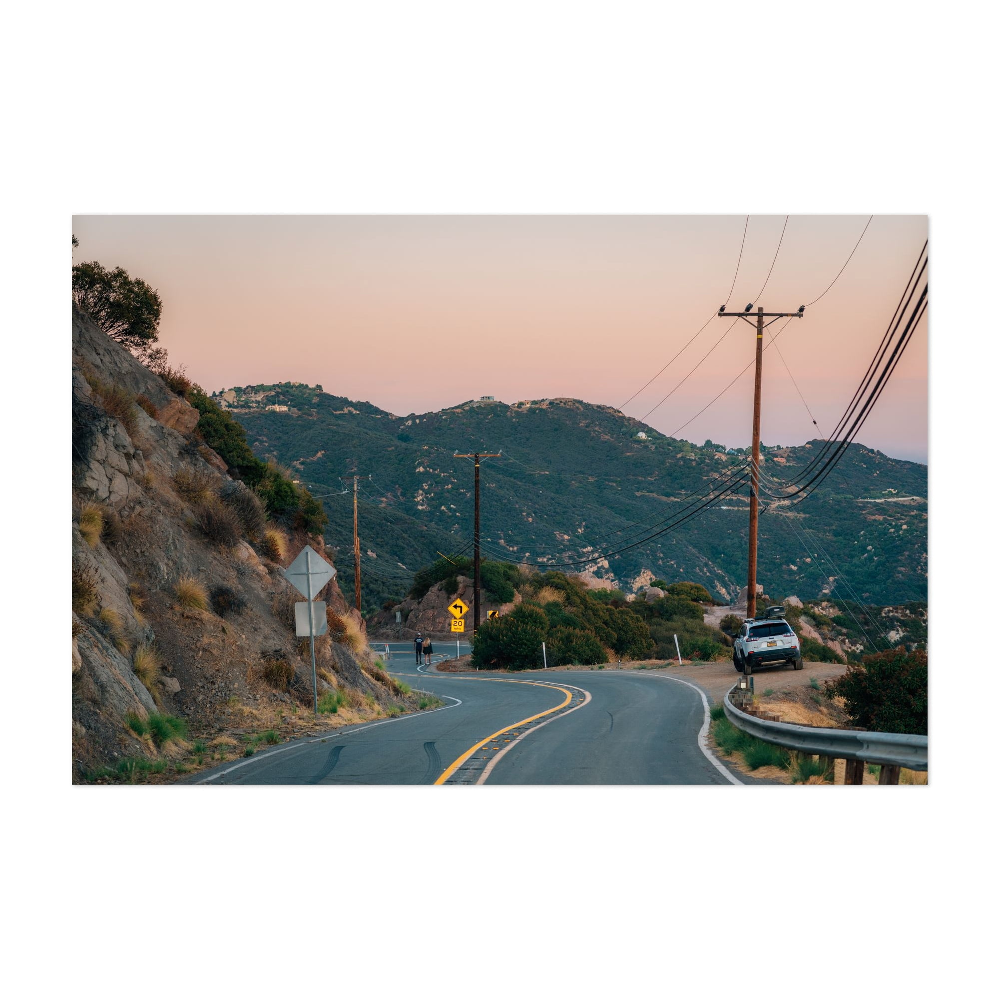 Piuma Road - Los Angeles California Photography Unframed Wall Art Print ...