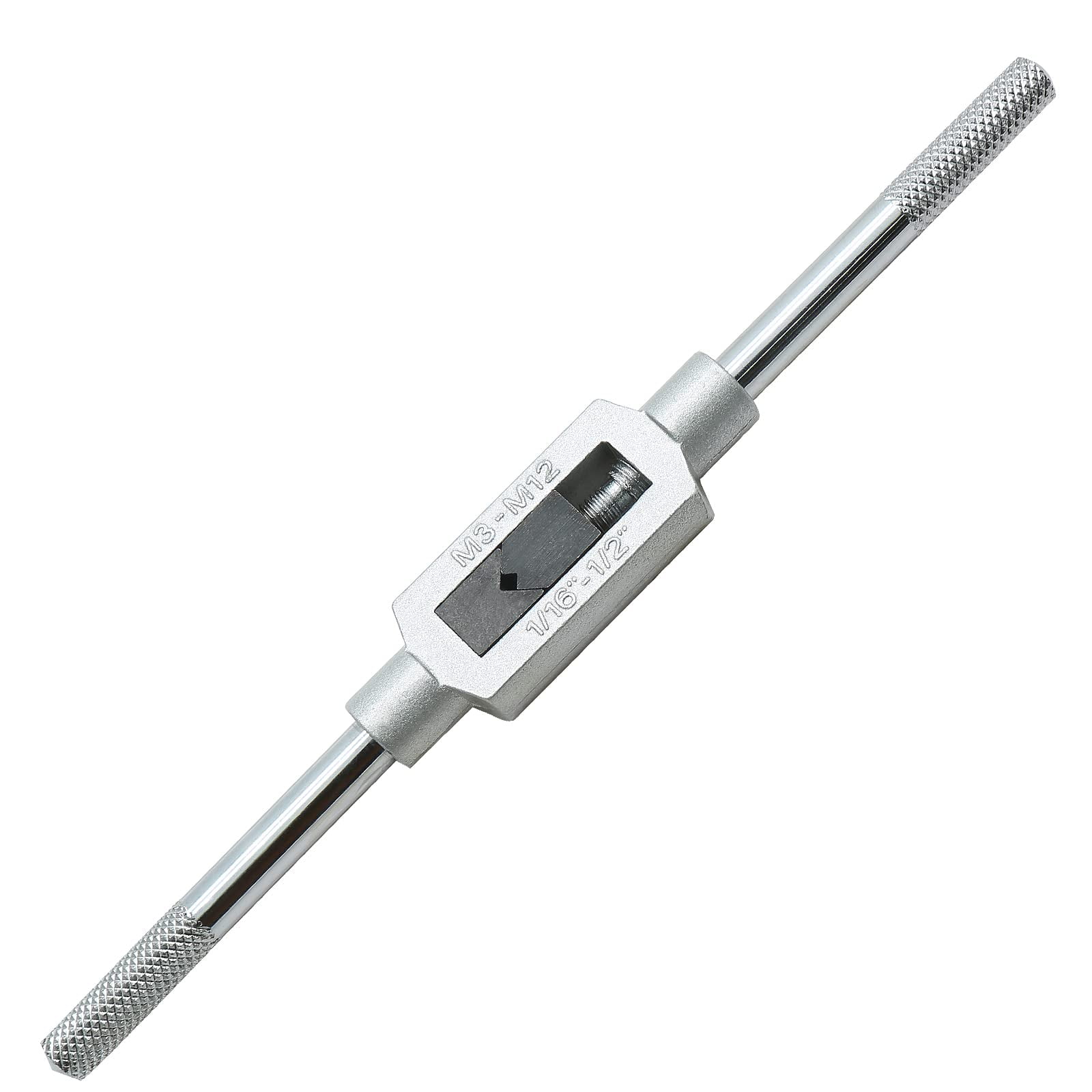 Piutouyar M3-M12 Adjustable Tap Wrench Handle 1/16"-1/2" Tap Handle ...