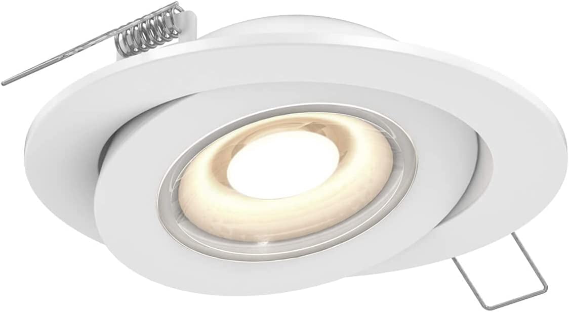 Pivot 6 Inch Flat Recessed LED Gimbal Light (White) - Walmart.com