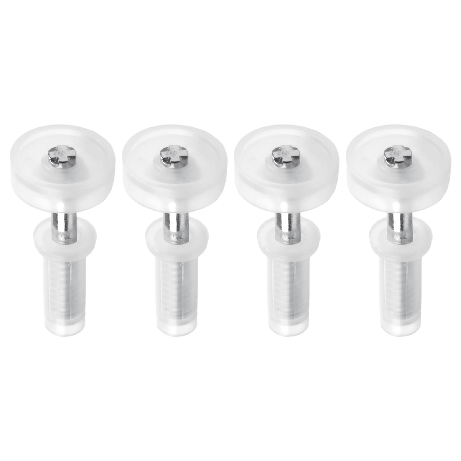 Pivot Hinge Top Guide Wheel Plastic Silver White Hardware Nylon Rust ...