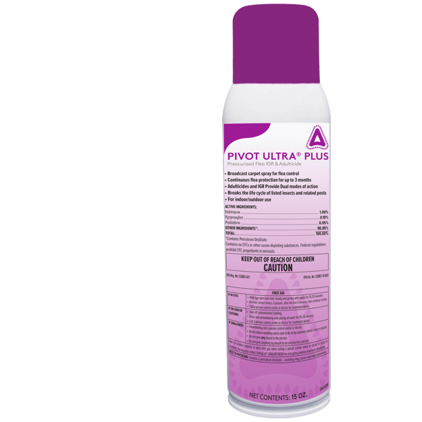 Pivot Ultra Plus Flea IGR & Adulticide Spray - Flea Killer - 15 oz Can by Control Solutions ...