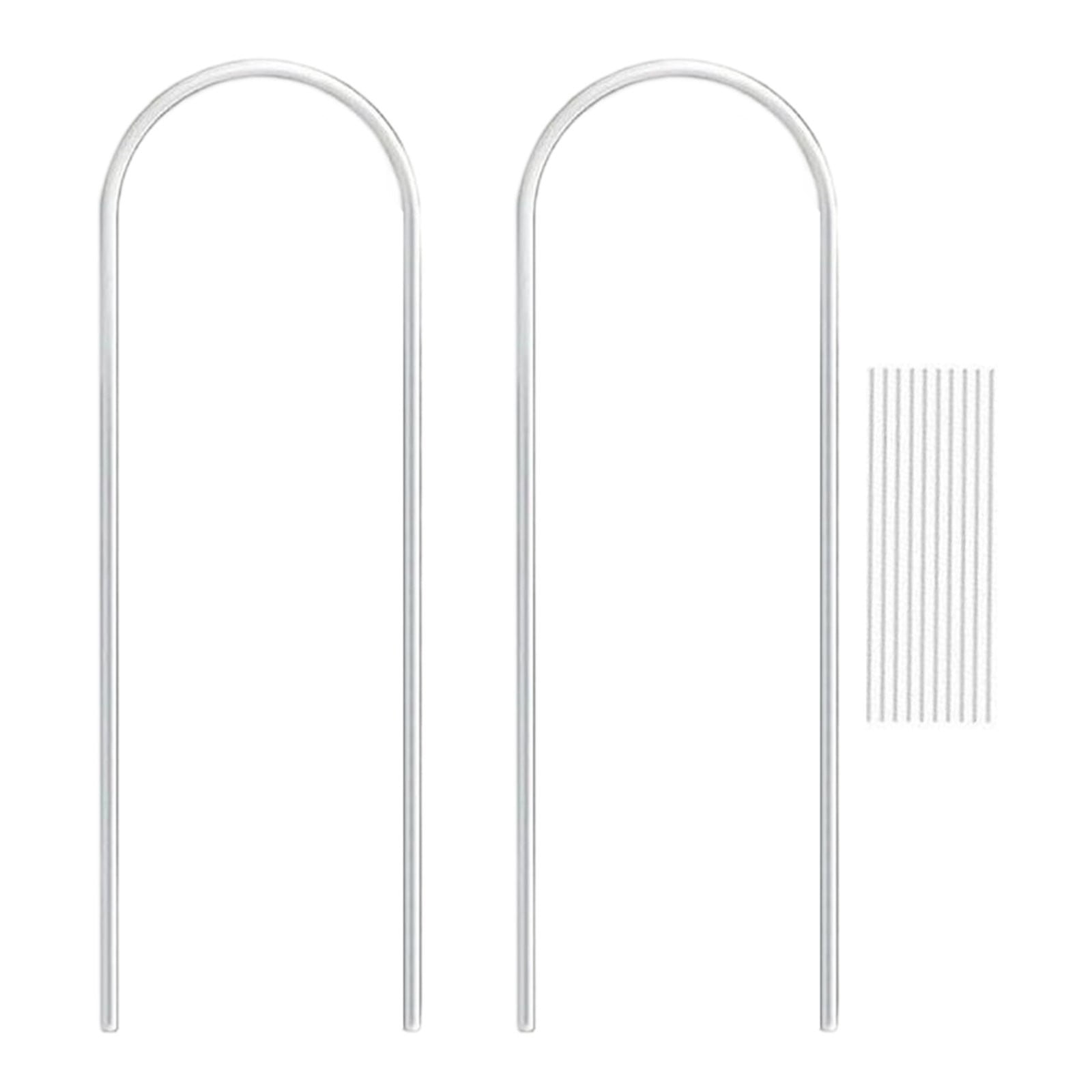 Piwvid 2PCS Acrylic Plant Climbing Frame, U Shaped for Indoor Vines ...