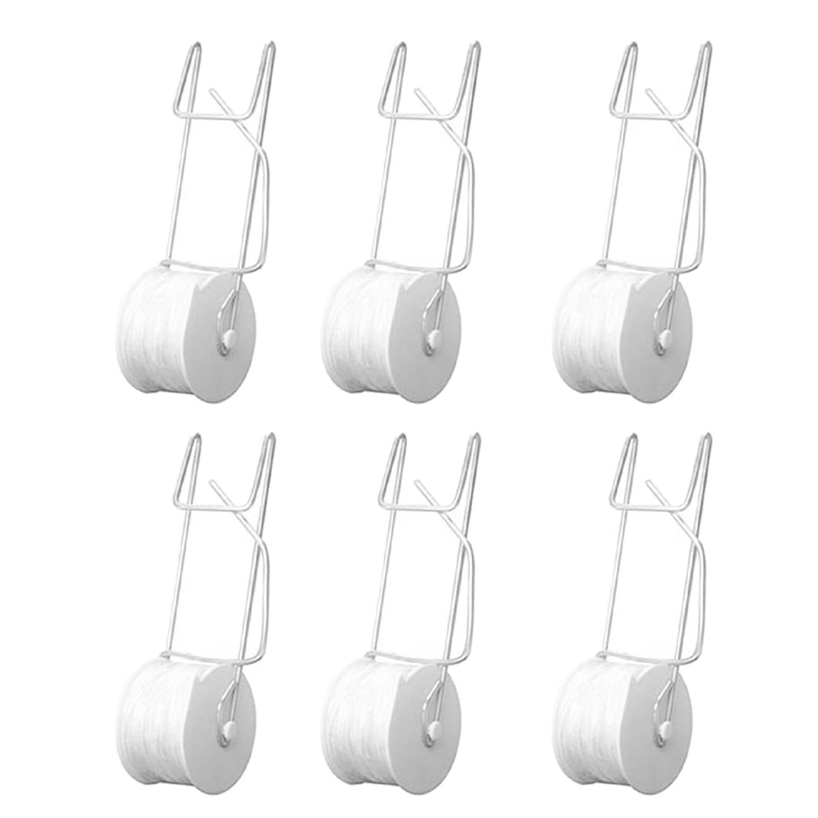 Piwvid 6PCS Tomato Trellis Roller Hooks, Tomato Support Hooks Set for ...