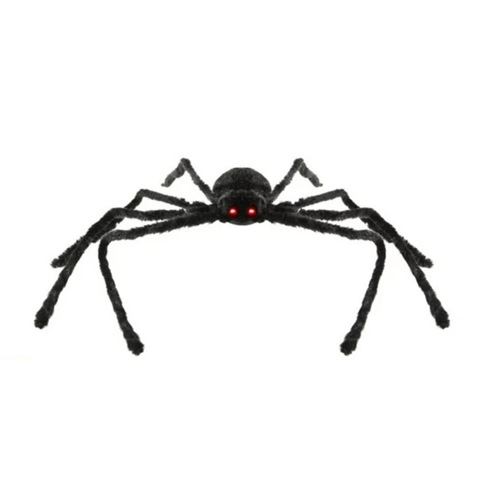 Piwvid Halloween Giant Huge Spider, 30cm Large Foldable Spider Fake ...