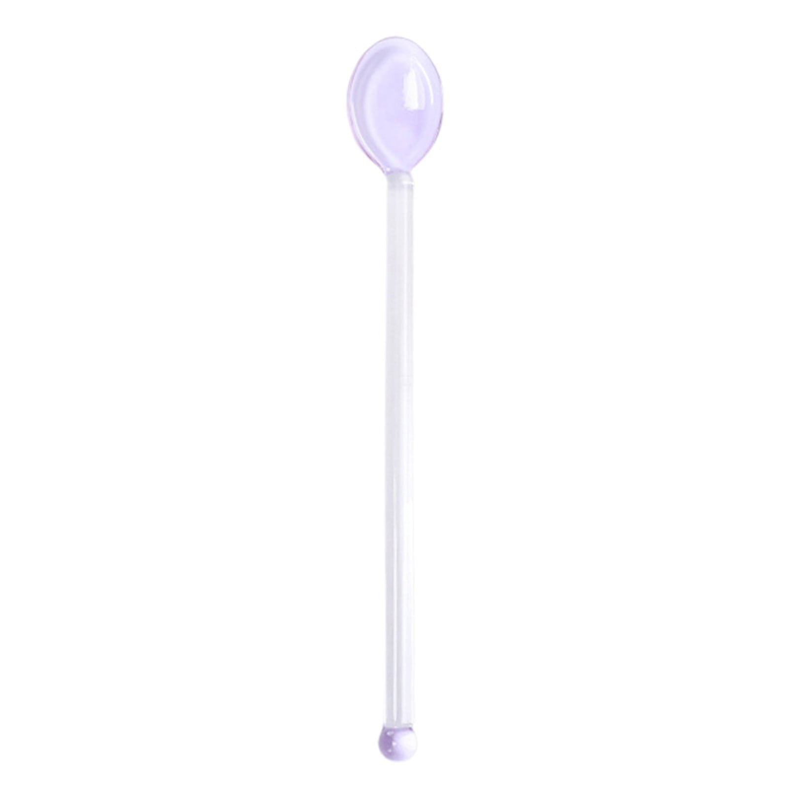 Piwvid Heatproof Glass Stirring Spoons - Double-Walled Mixing Utensils ...