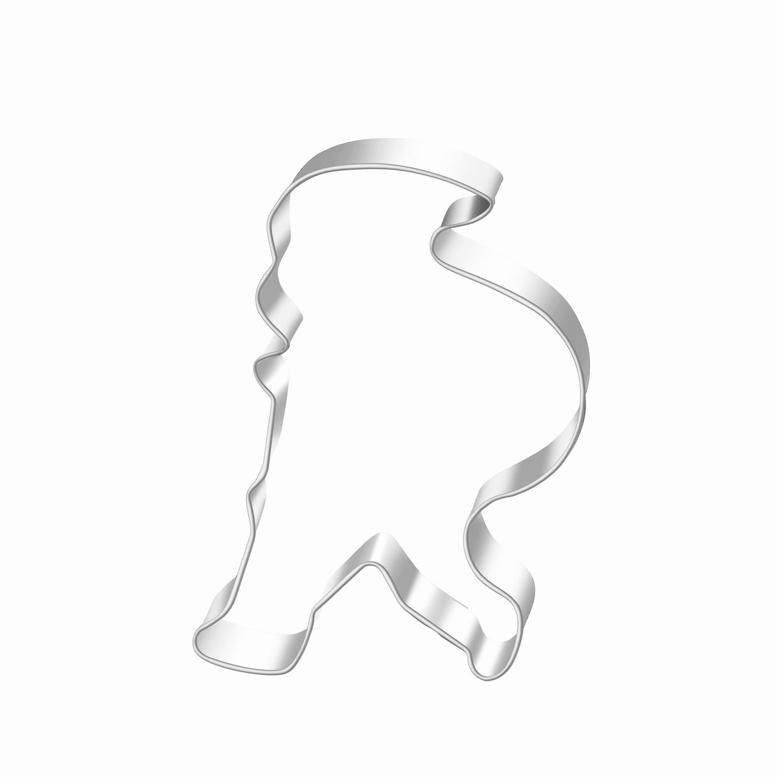 Piwvid Large Christmas Cookie Cutters, 4" Holiday Cookie Cutters Shape ...