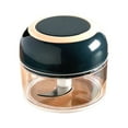 Piwvid Manual Pull String Food Processor, Handheld Vegetable Chopper ...