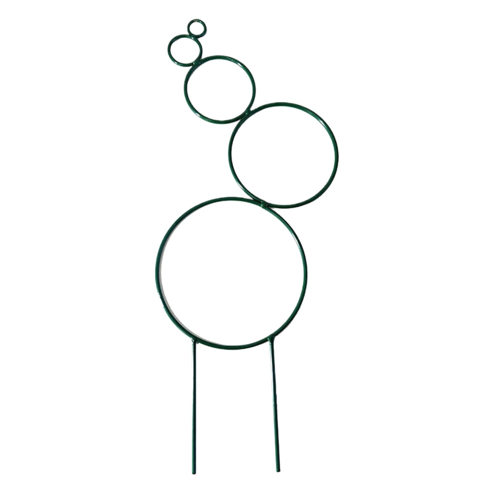 Piwvid Metal Turtle Plant Support Stakes for Climbing Plants - Rust ...