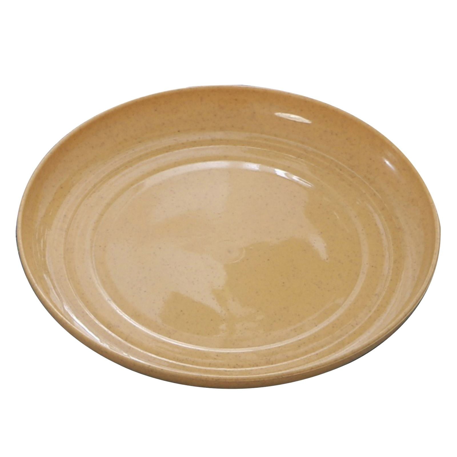 Piwvid Round Wheat Snack Plates - Multi-Purpose Small Dishes for Fruits ...