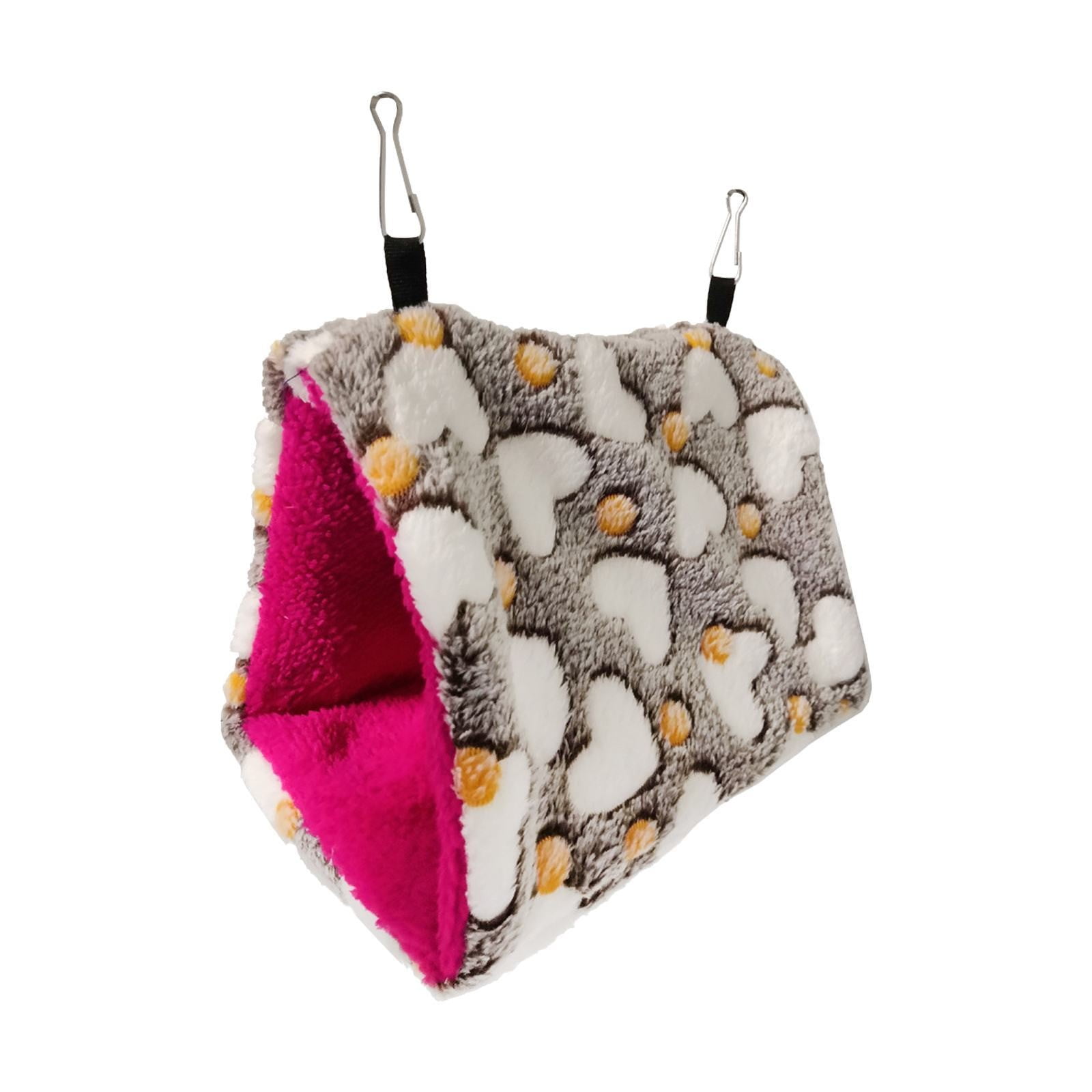 Piwvid Small Winter Warm Bird Nest House - Fluffy Parrots Bird Bed for ...