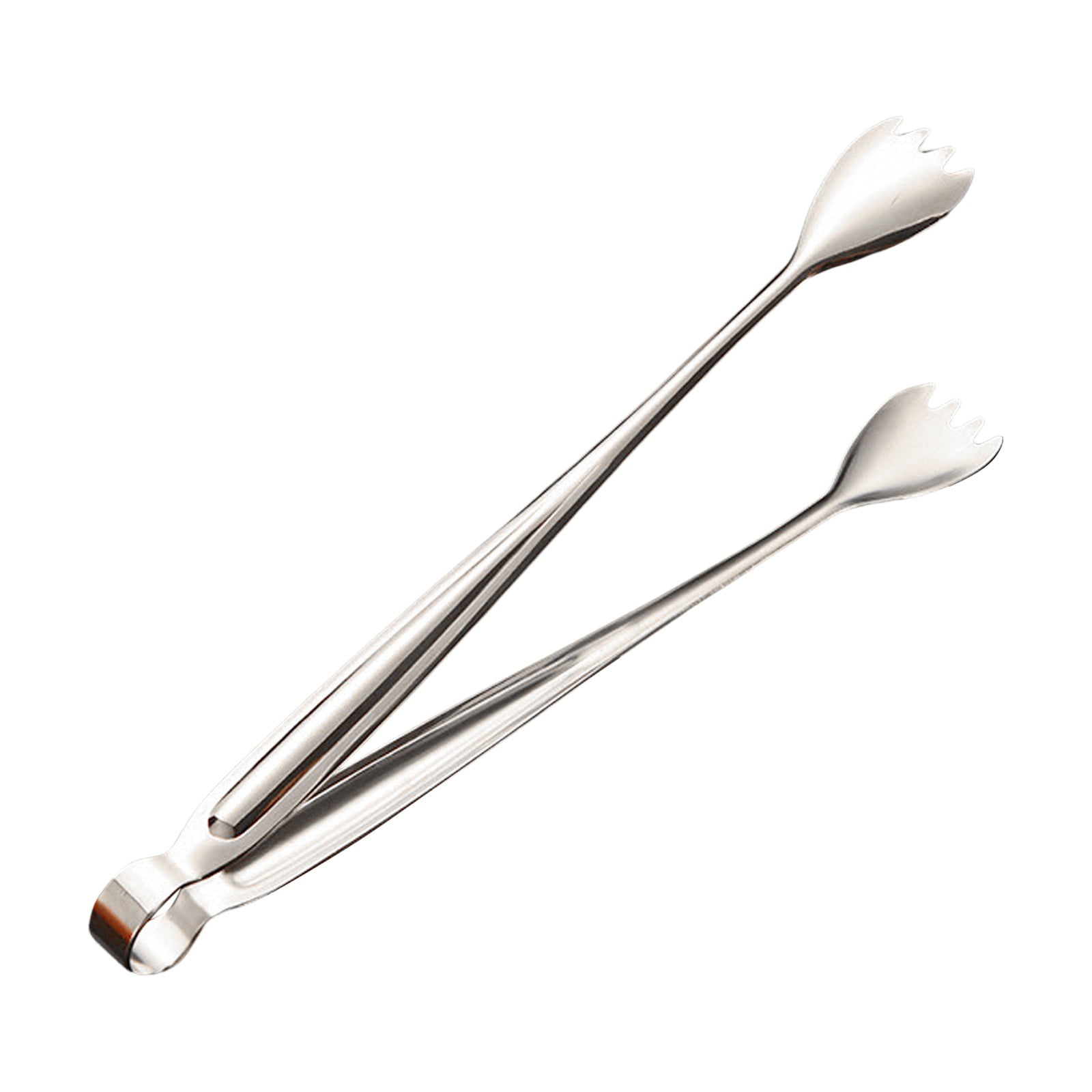 Piwvid Stainless Steel BBQ and Buffet Tongs with Teeth, Multi-Purpose ...