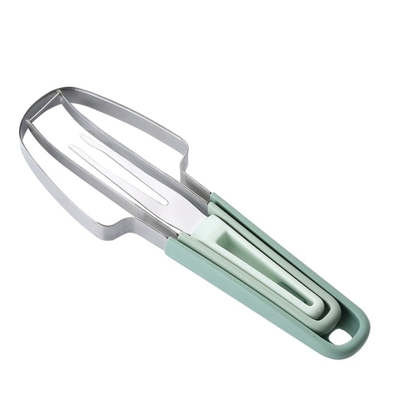 Uklsqma Stainless Steel Fruit Cutter,3-in-1 Watermelon Slicer Tool ...