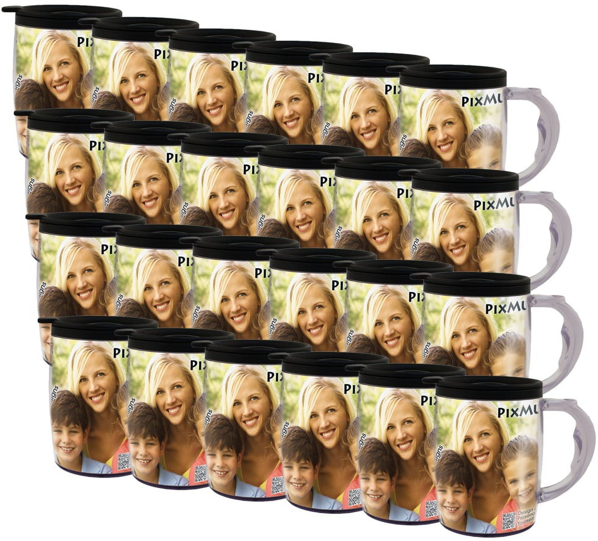 PixMug with Handle – 15 oz Photo Mug with Spill Proof Top – The Mug ...